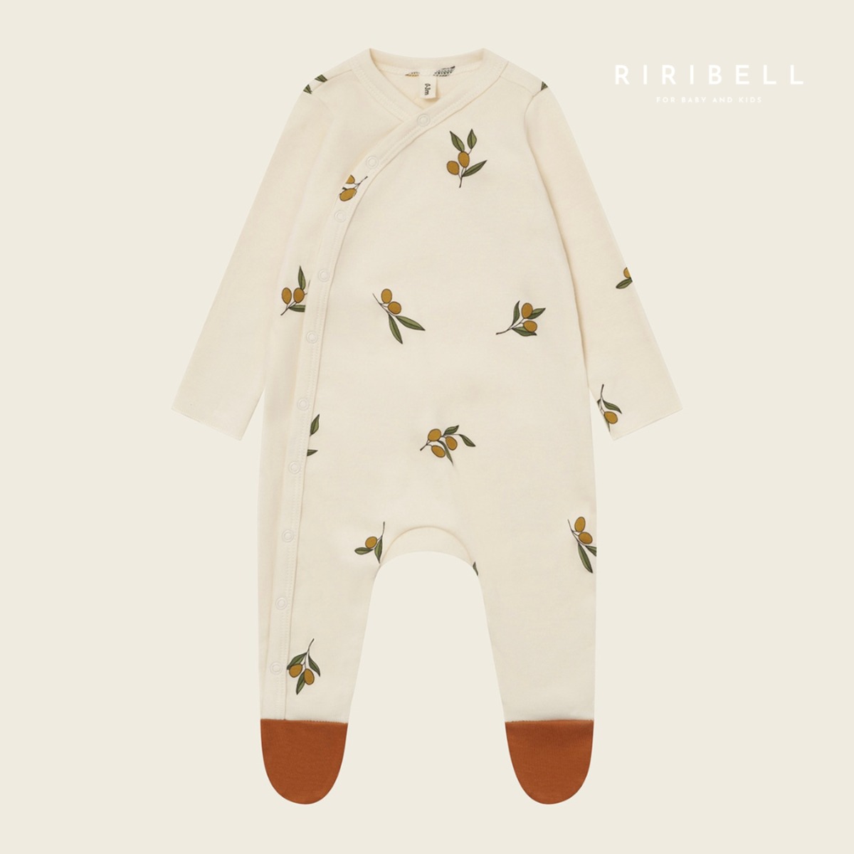 送料無料【organic zoo】Olive Garden Suit w/ contrast feet | RIRIBELL