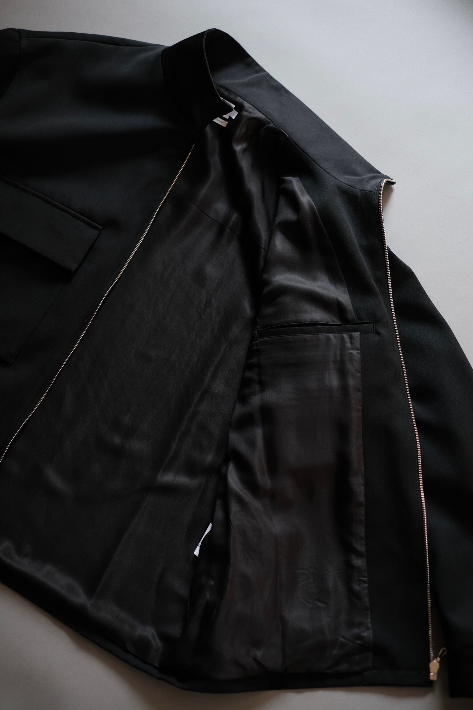 Graphpaper / Light Doeskin Stand Collar Jacket | LIVING Graphpaper / Light Doeskin Stand Collar Jacket | LIVING