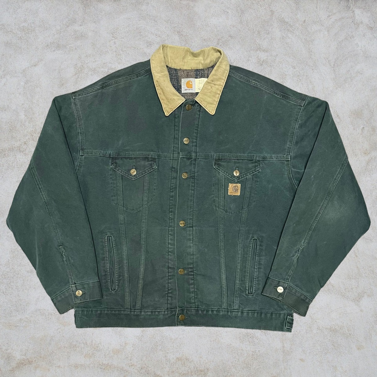 80’s Carhartt Tracker Jacket “MADE IN USA” “Green” | curb