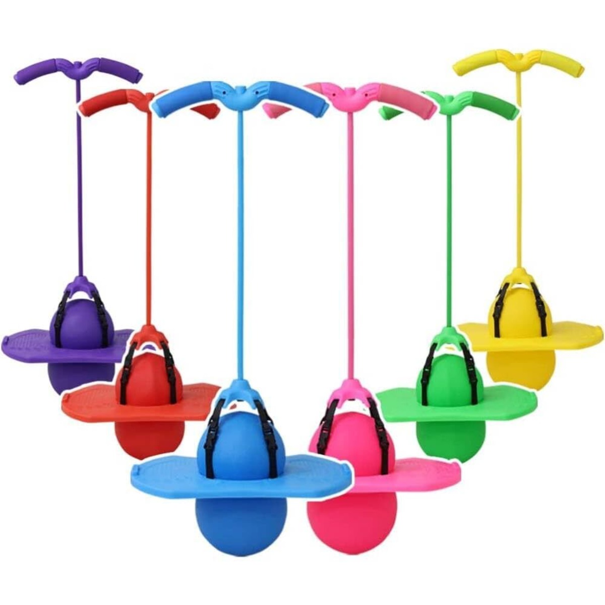 【人気商品】life_mart ジャンピングボール エアポンプ付属 ジャンプボール 子供 ゴム製 外遊び おもちゃ 乗り物 小学生 こども 室内 室外 屋外 運動 キッズ スポーツ スポーツ ...