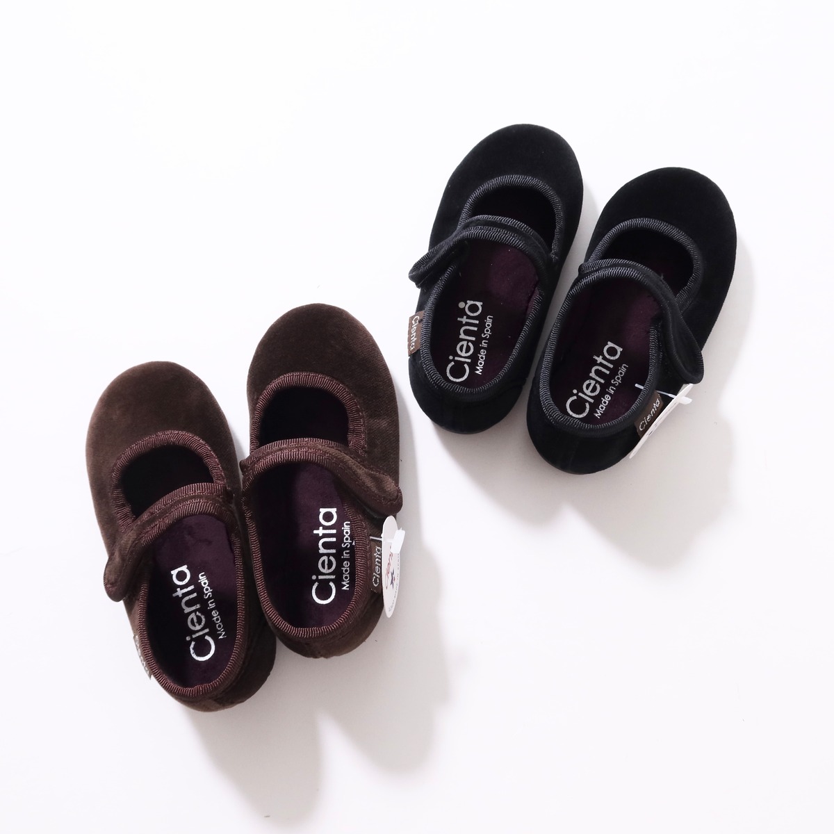 Cienta ベロアストラップシューズ 500075 | 韓国子供服 Bisque -びすく-