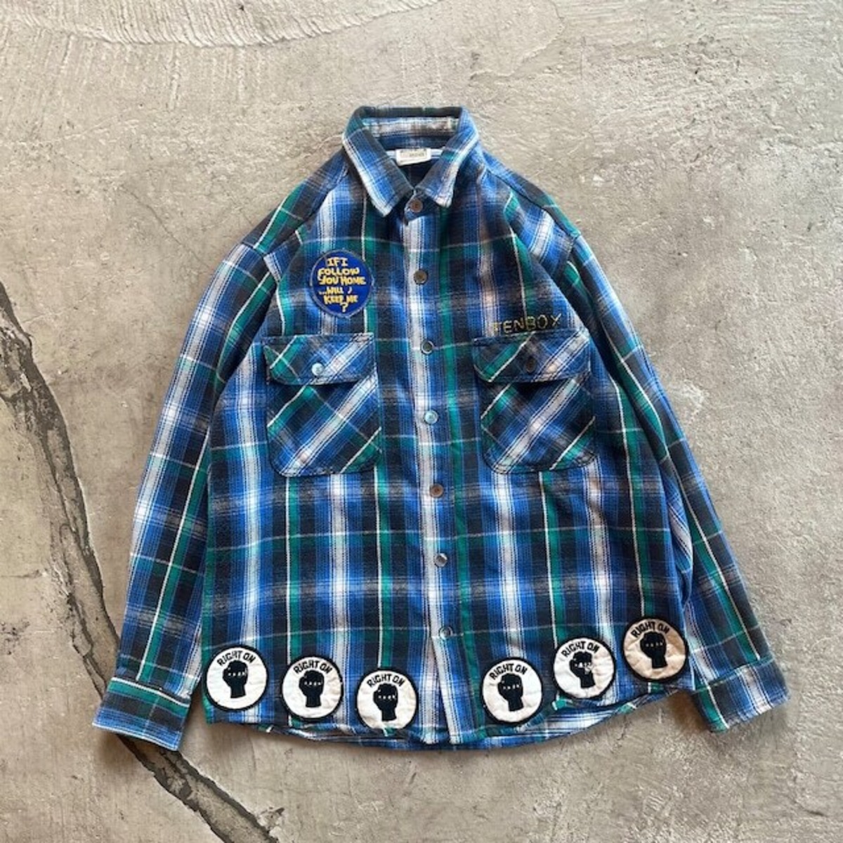 Vintage patch shirts | kenzai.depot