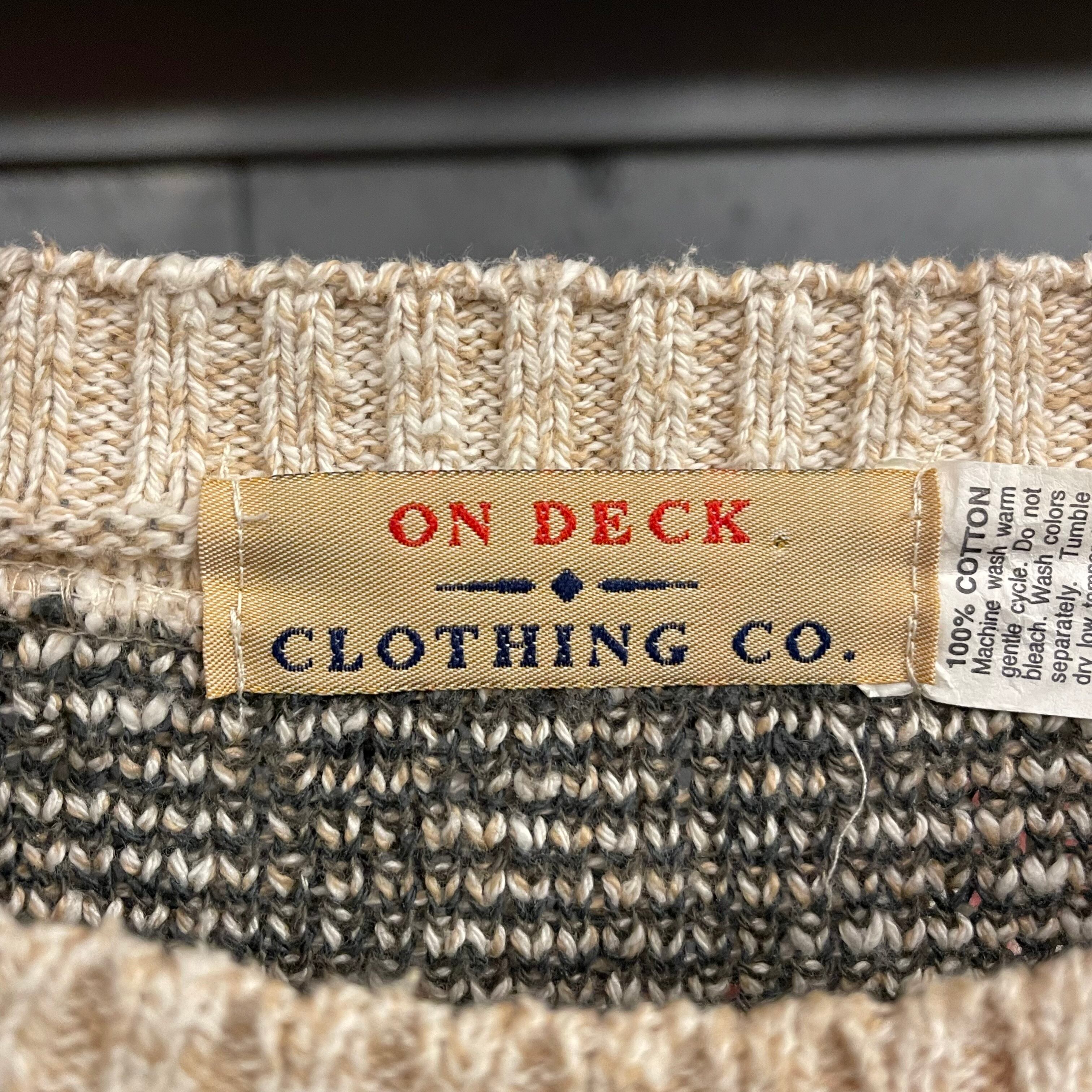ON DECK CLOTHING CO Cotton Knit Sweater | VOSTOK