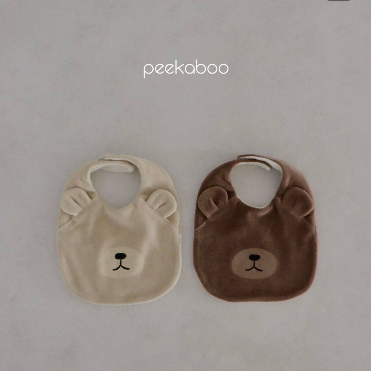 bear bib【pee ka boo】 | lil.byhome