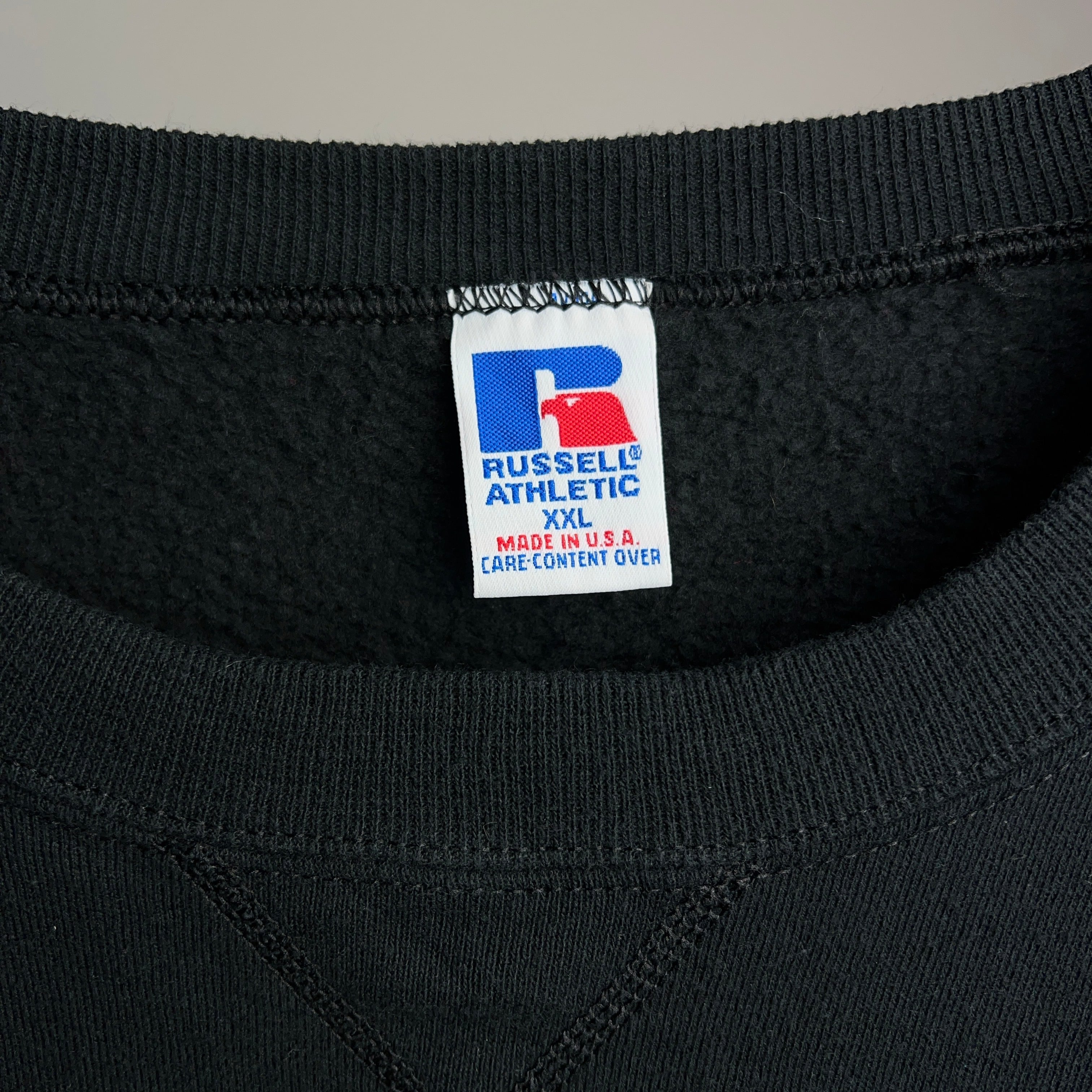 90's RUSSELL ATHLETIC Sweatshirt Black USA製 SIZE XXL 90年代 90's RUSSELL ATHLETIC Sweatshirt Black USA製 SIZE XXL 90年代
