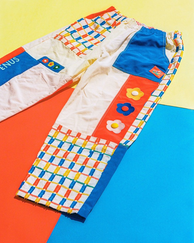 Patchwork Park Pant - MULTICOLOR | howtovenus