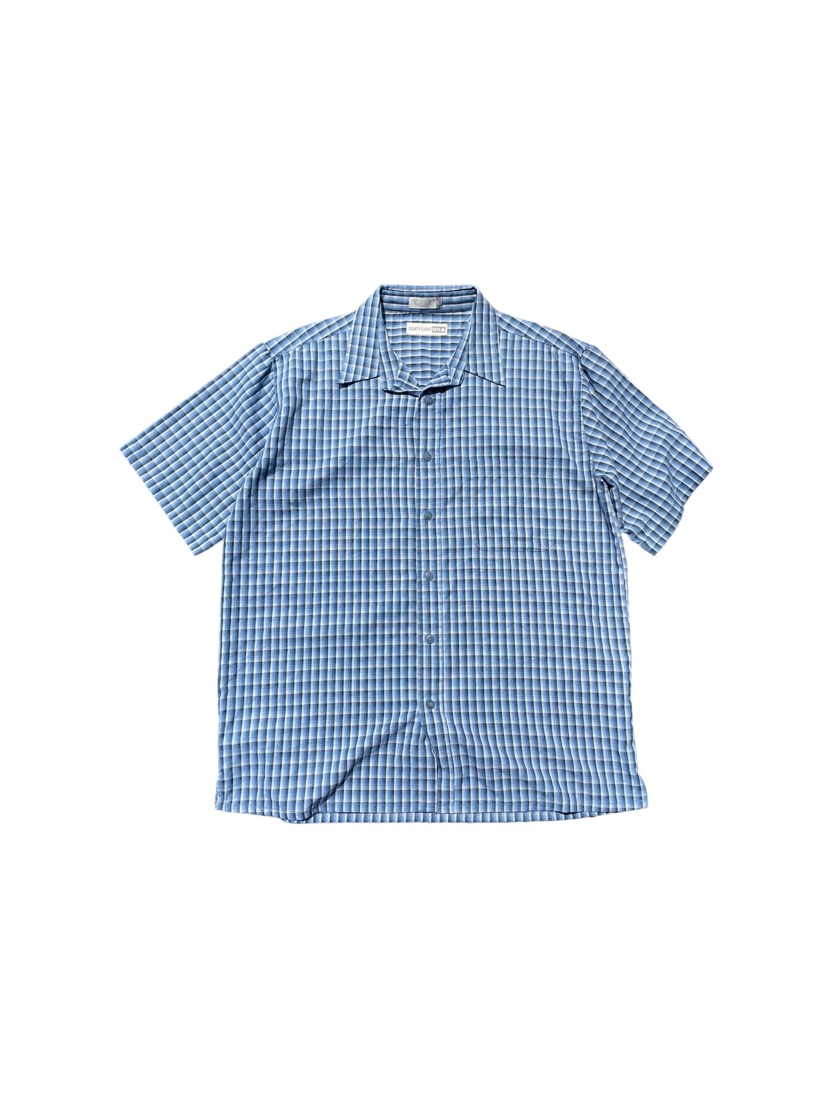 EIGHTY EIGHT rayon check shirt | 1k.24