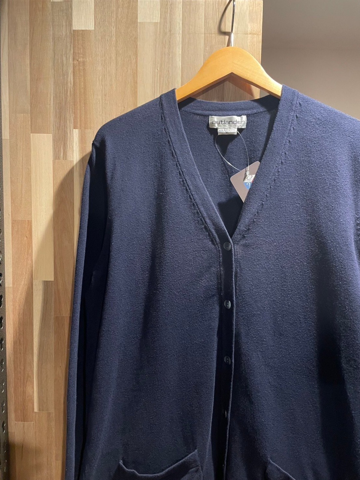 90s outlander アウトランダー コットンニット カーディガン C679 | 古着屋Quest