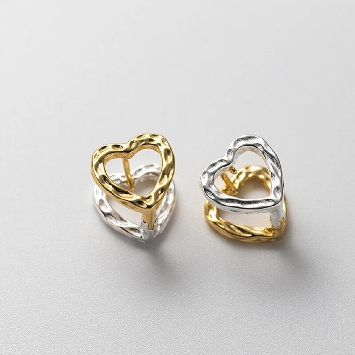 two color heart pierce | 32/SAMI