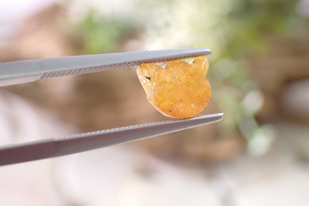 イエローアベンチュリン（猫カット） 1.47ct [C13‐548] | differencee(ディファレンシー)