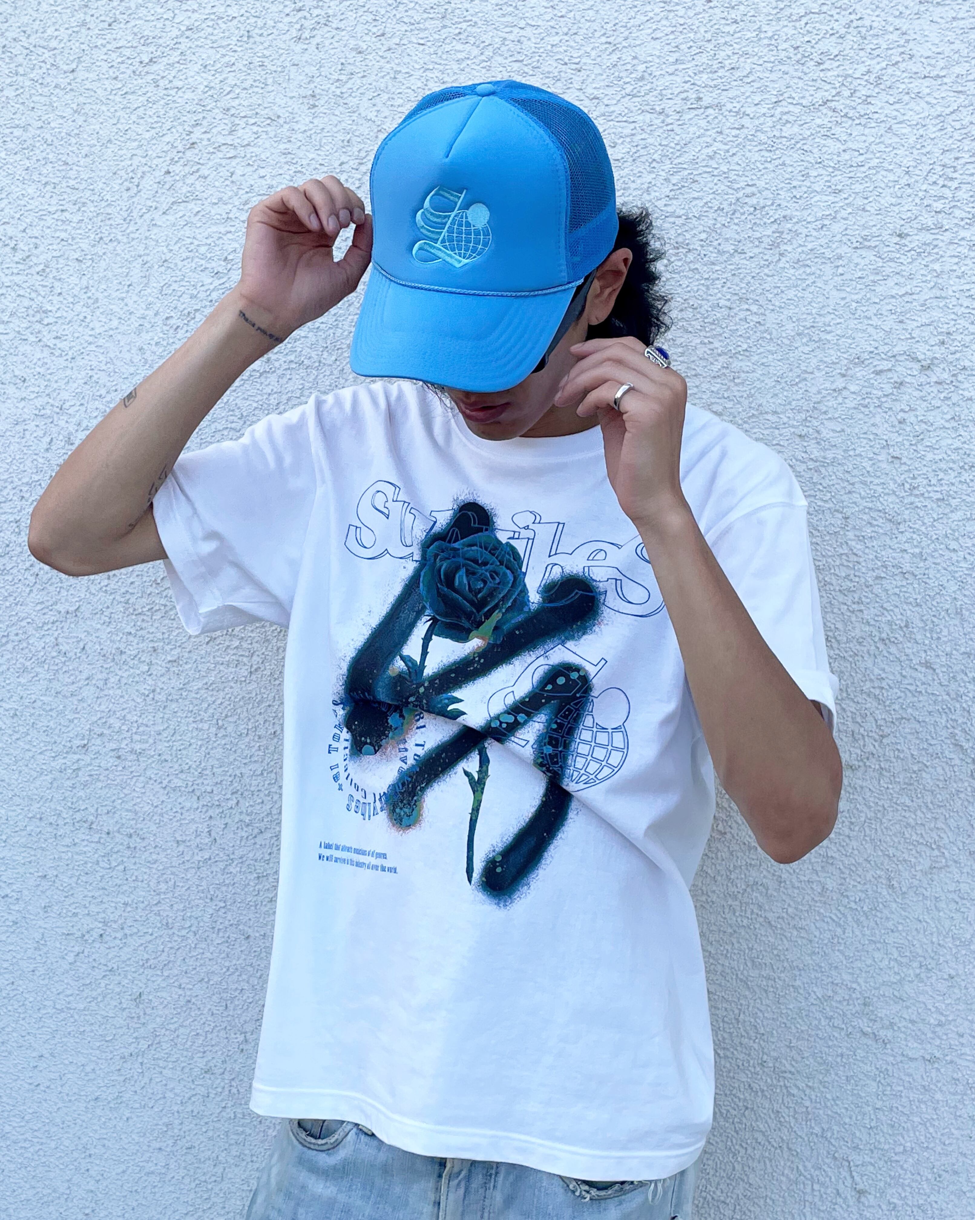 BIG S LOGO Mesh Cap Blue | SurvibeS