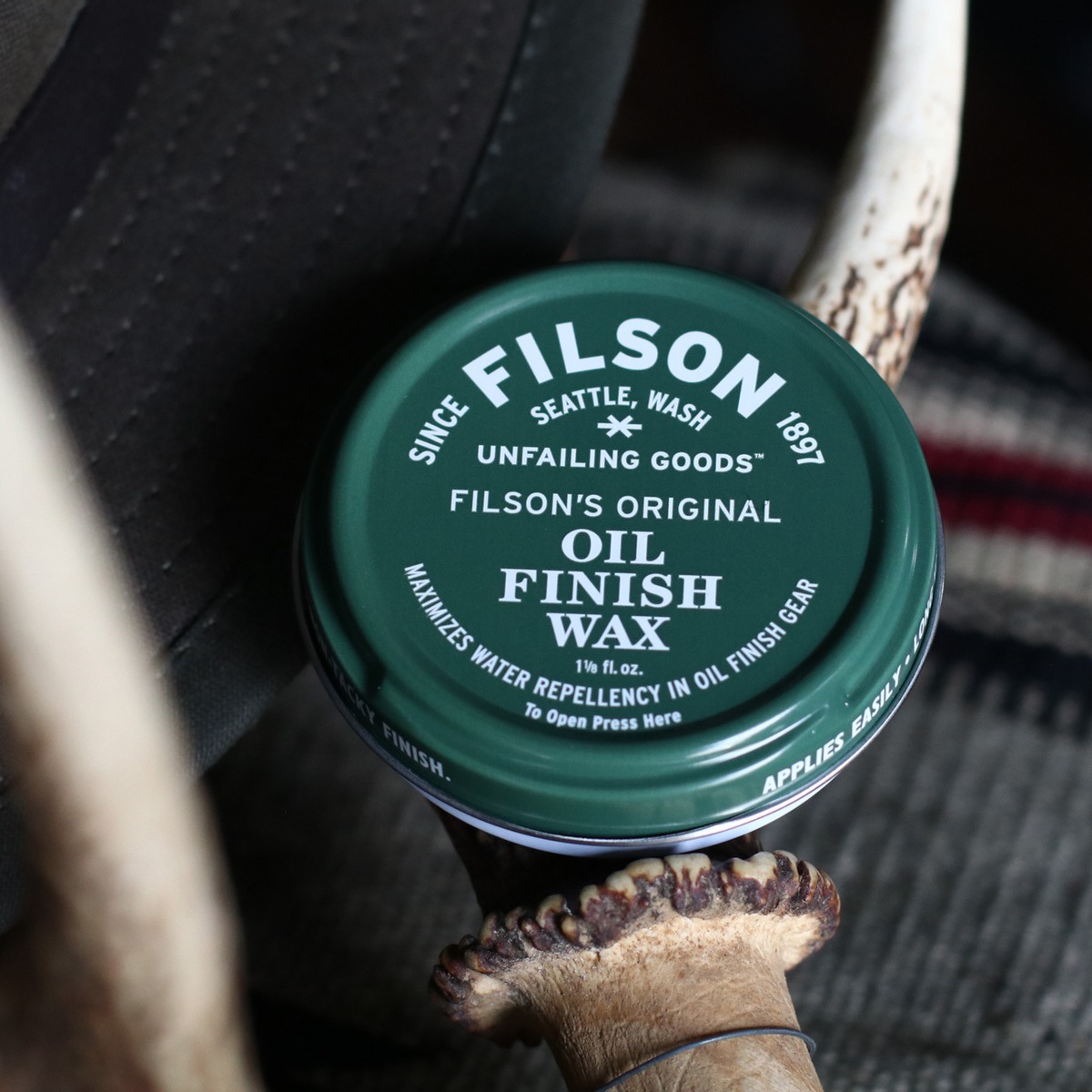FILSON フィルソン OIL FINISH WAX 1 1/8 fl. oz オイルフィニッシュワックス 78928 USA製 ...