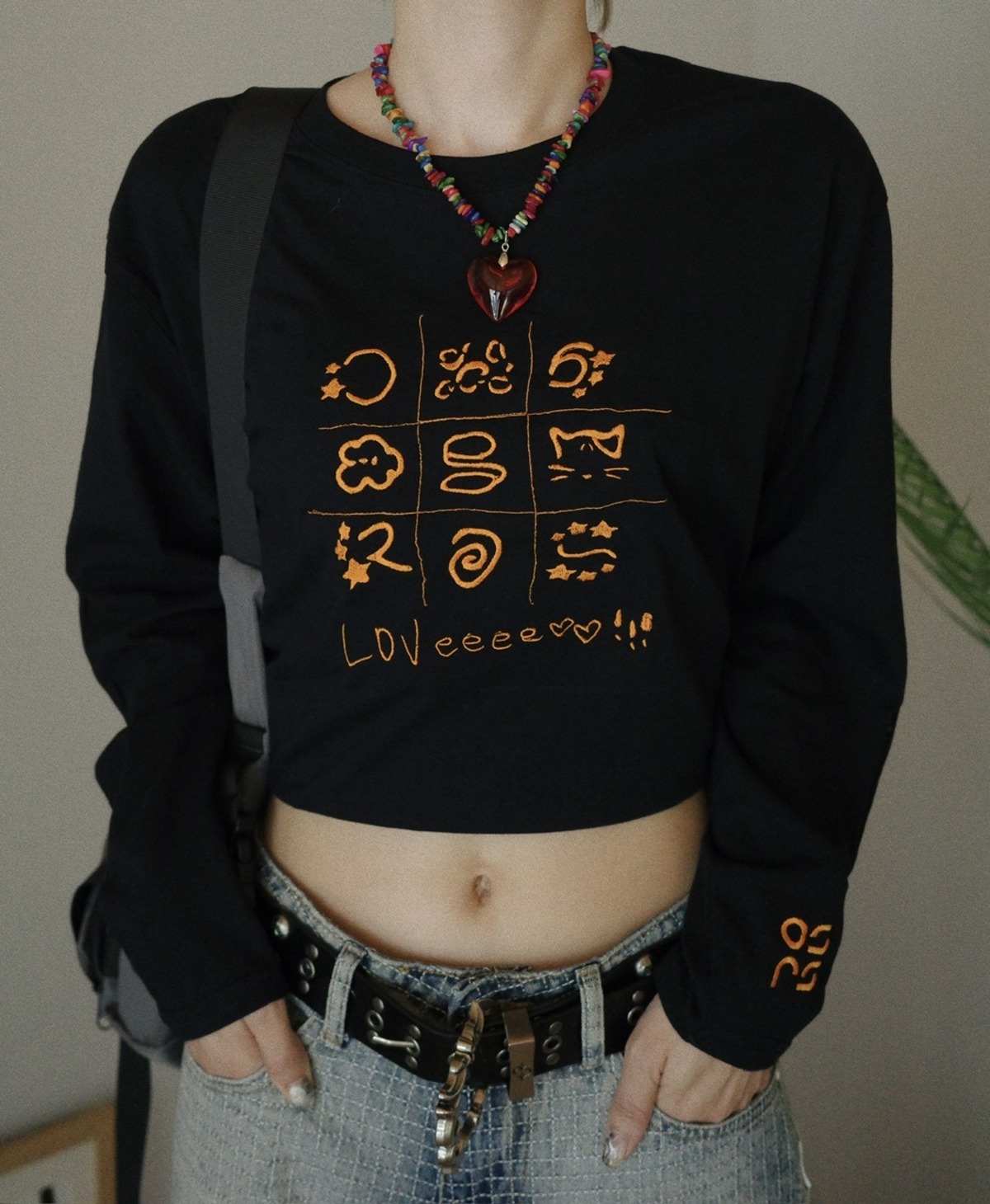 [ osrs original ]Loveeee long Tshirt / black | osrsofficial