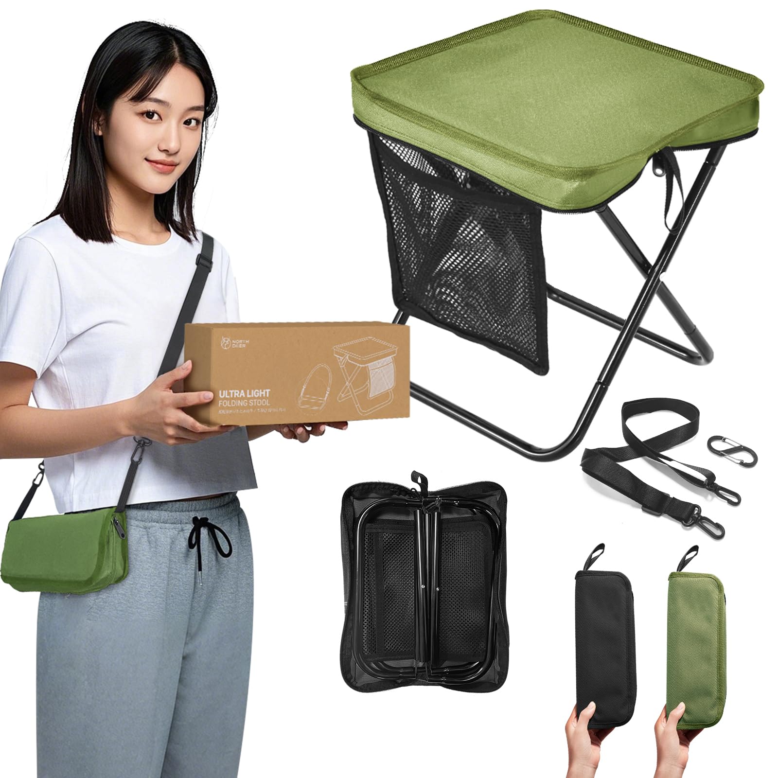 新着商品】アウトドア チェア 折りたたみ コンパクト カップホルダー