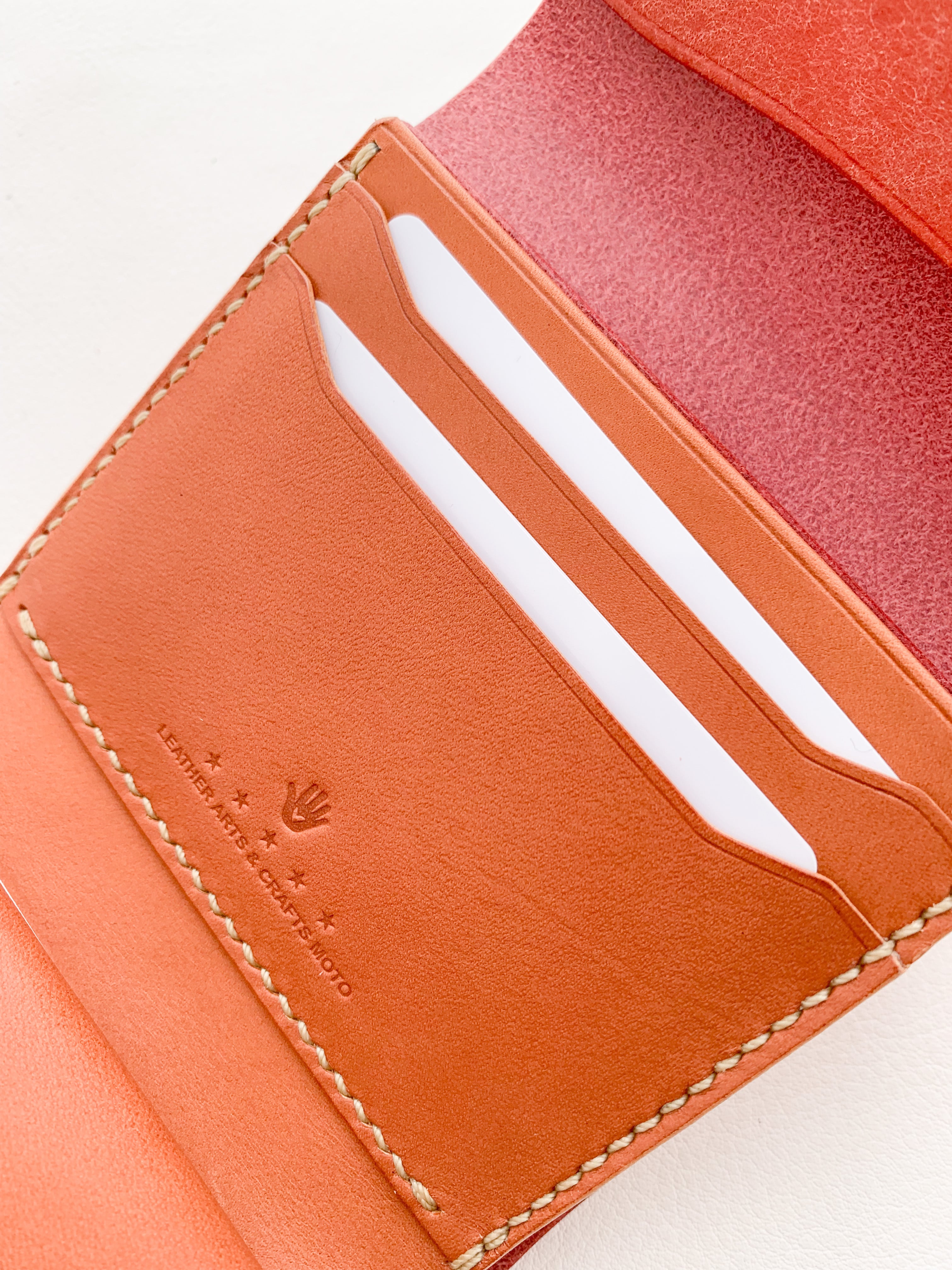 W5R】マットバケッタ三つ折りショートウォレット | LEATHER W5R】マットバケッタ三つ折りショートウォレット | LEATHER