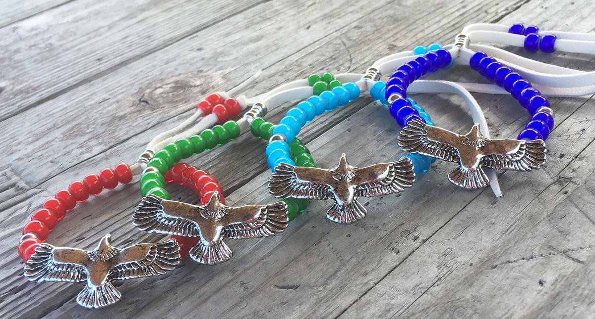 Eagle white hearts bracelet | CWC Oceans Store