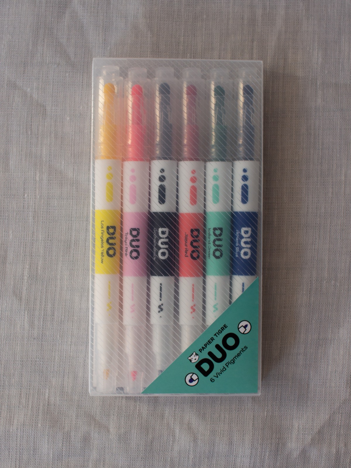 PAPIER TIGRE フェルトペン6本セット 6 FELT PEN SET_DUO | LETTER STAND lolo