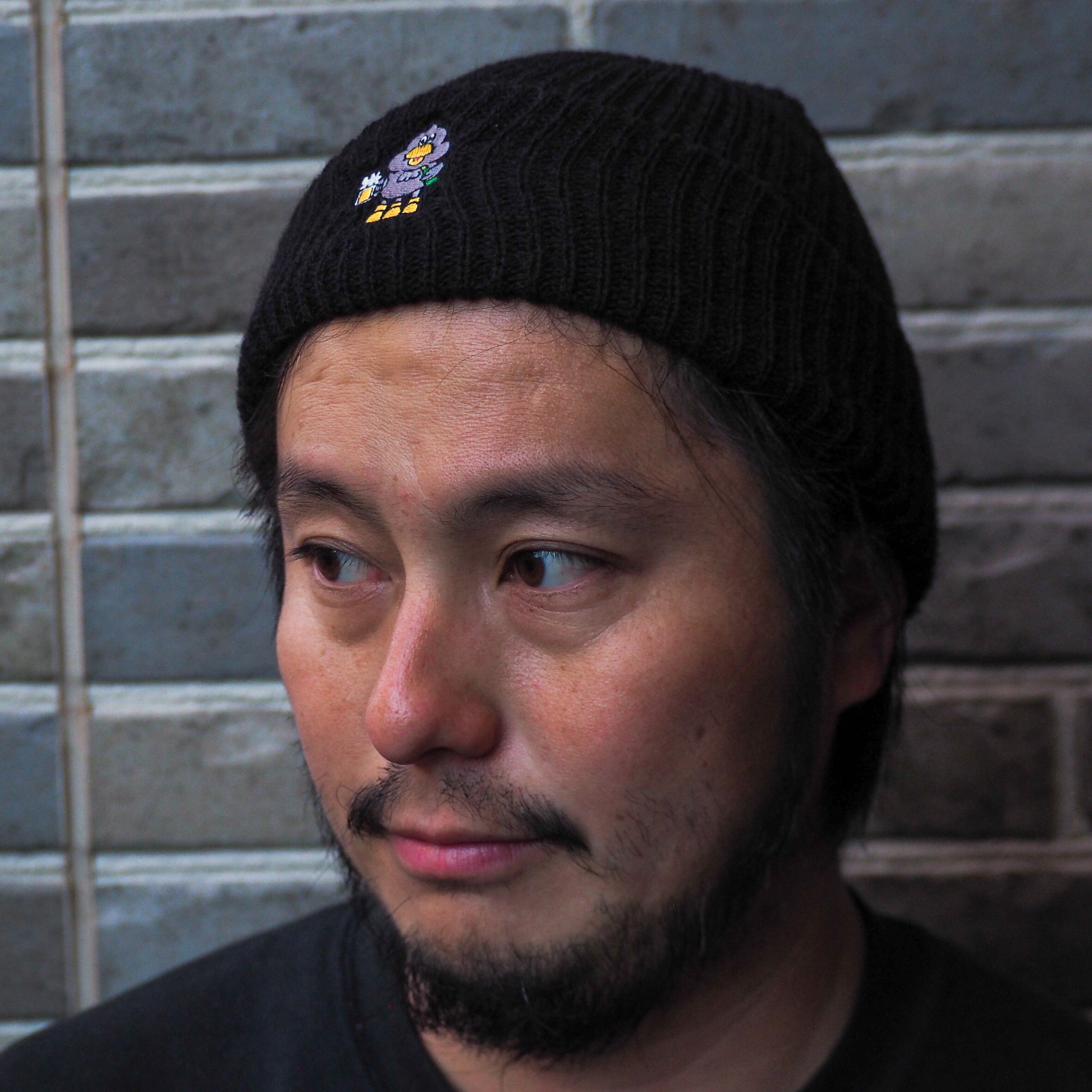 DUCKROW 刺繍 ニットキャップ | DUCKROW DEPART