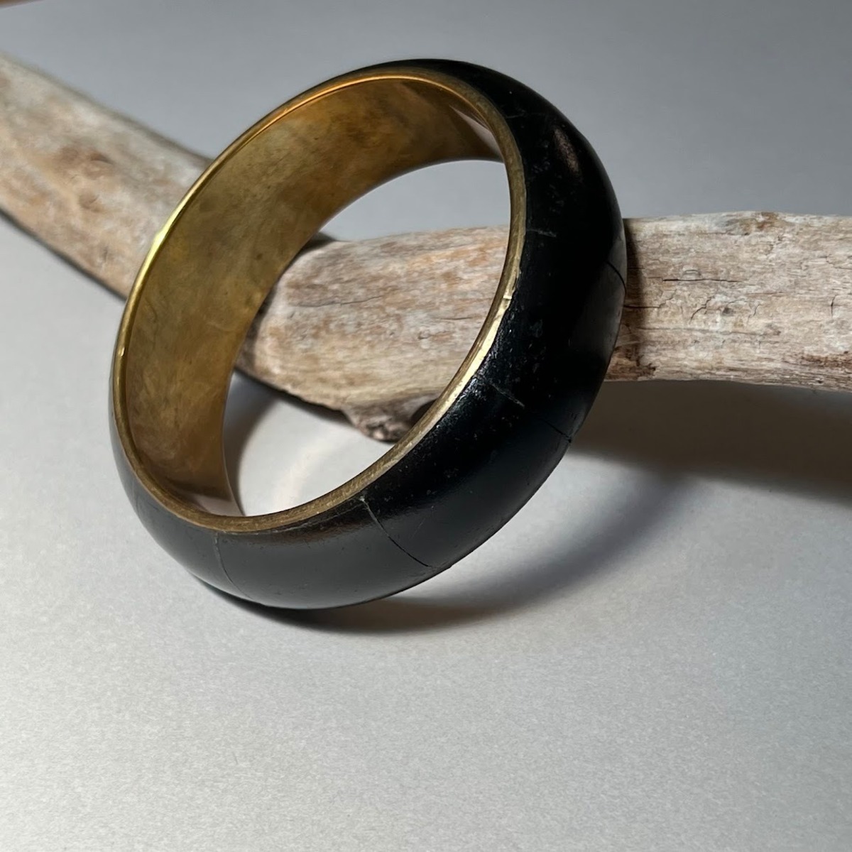 メタル ブラック バングル ブレスレット《B-0012》 | ModernLoop ユーズドアクセサリー専門店