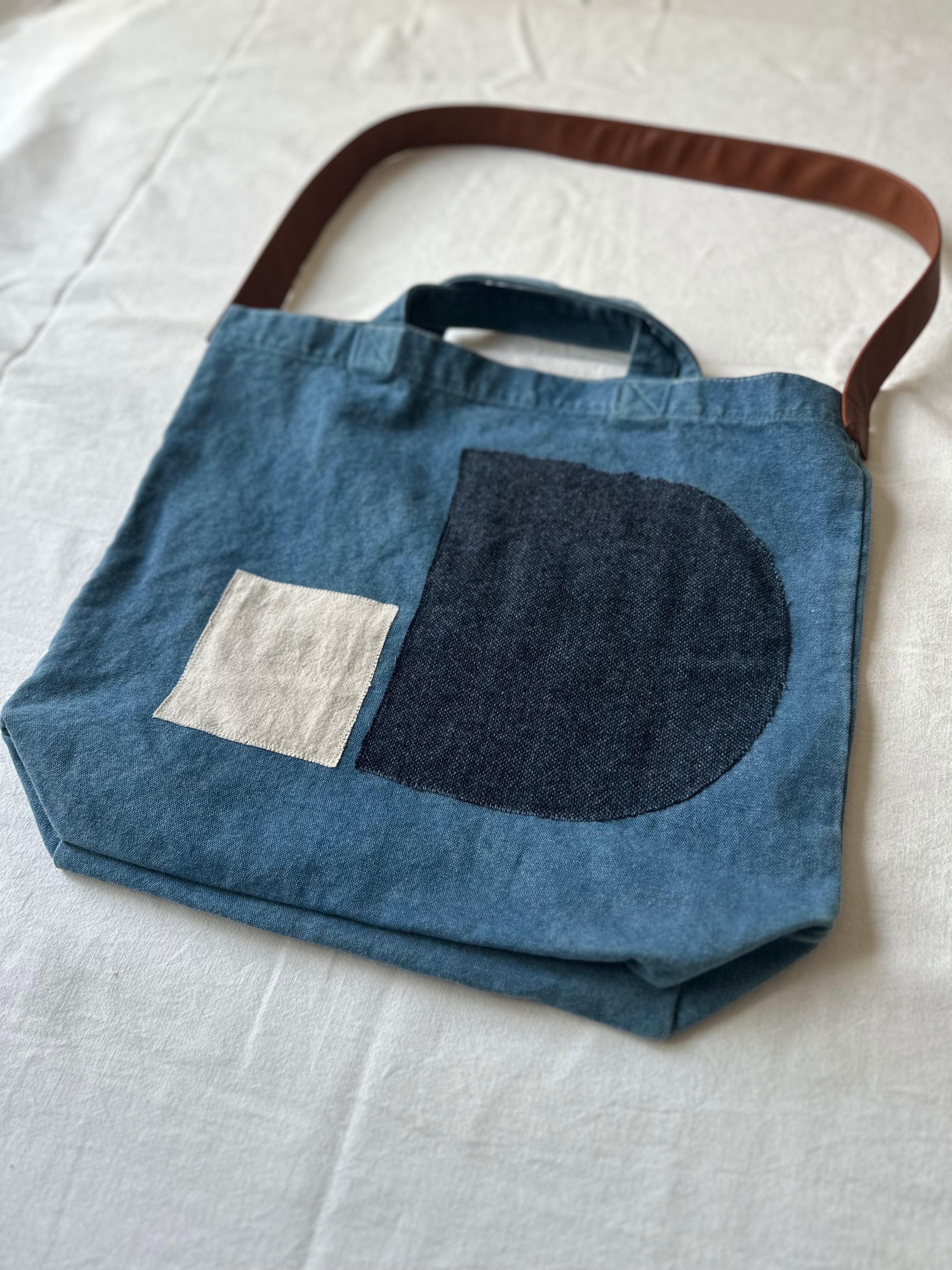 草木染め/藍/ ももんバッグ 百々染さんコラボ | monmonpe