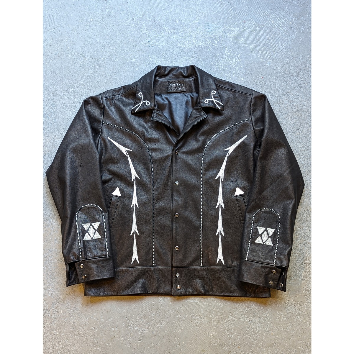 【ARCANA】Leather Western Jacket | THE END
