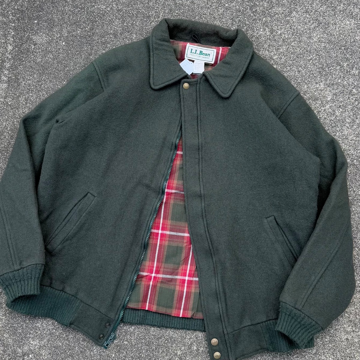 【シルエット 】80's L.L.bean Wool Bonber Jacket | spike osu