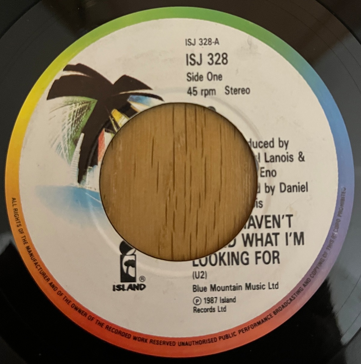 (7") U2 – I Still Haven't Found What I'm Looking For | soundstonedz