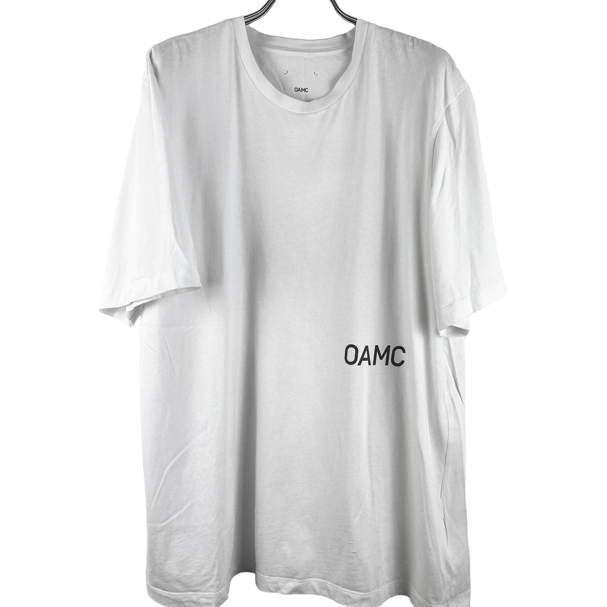 OAMC(オーエーエムシー)Brand Logo Print Cotton T Shirt (white) | command+enter
