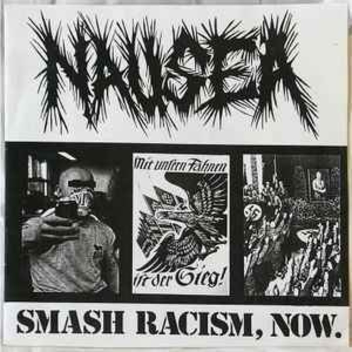 NAUSEA/SMASH RACISM,NOW. | RECORD SHOP CONQUEST/レコードショップコンクエスト