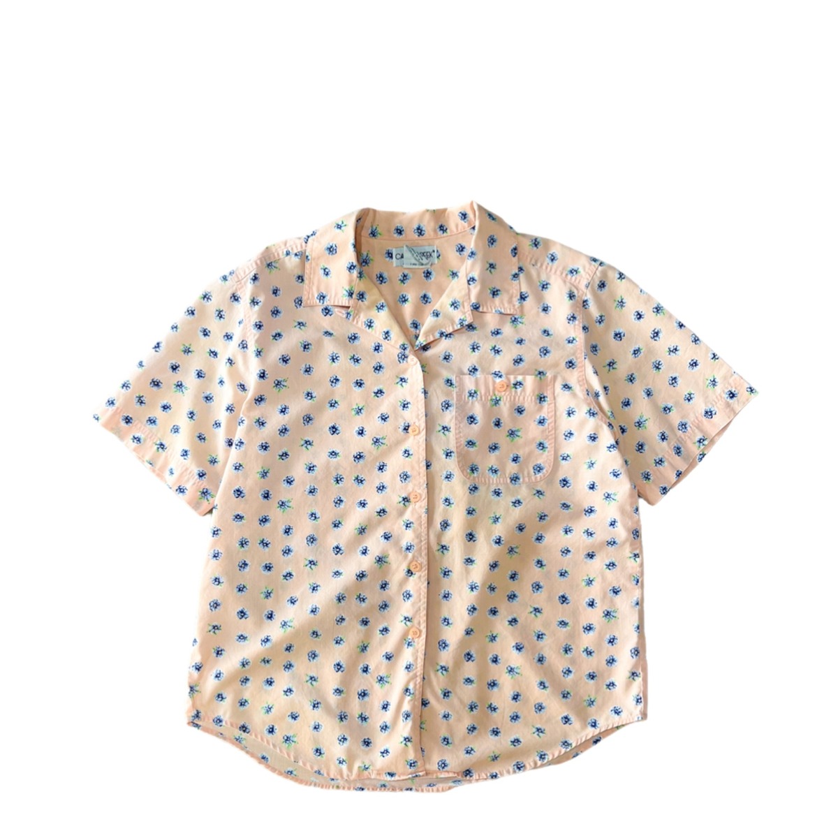 flower pattern open collar shirt | THE SUN vintage