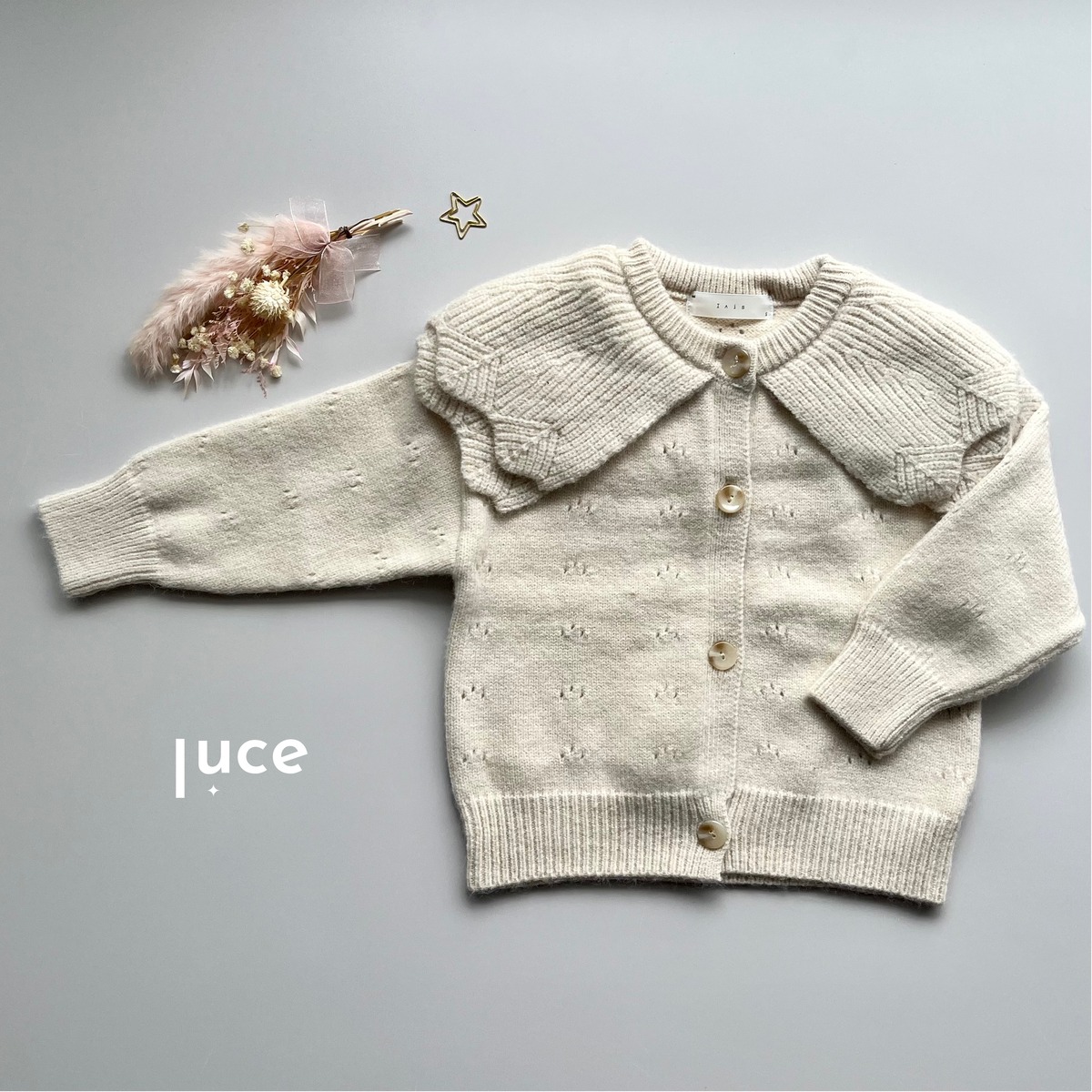 【即納】double cape cardigan ラスト1 点 L(7歳〜8歳) | luce
