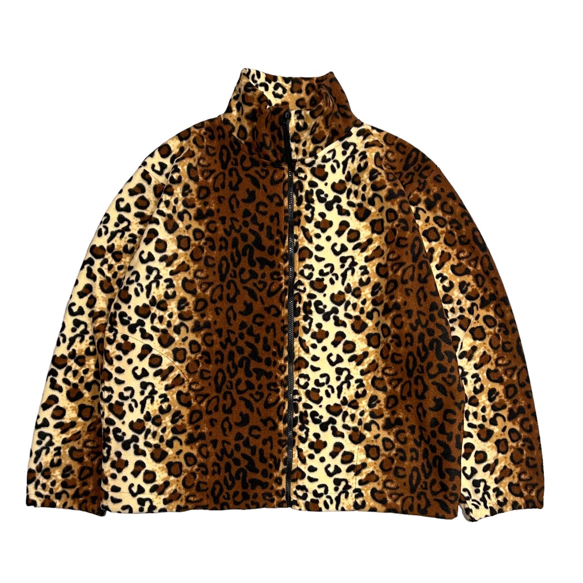 BLACK MOUNTAIN USA製 Leopard Fleece Jacket / ブラックマウンテン フリース ジャケット 豹柄 ...