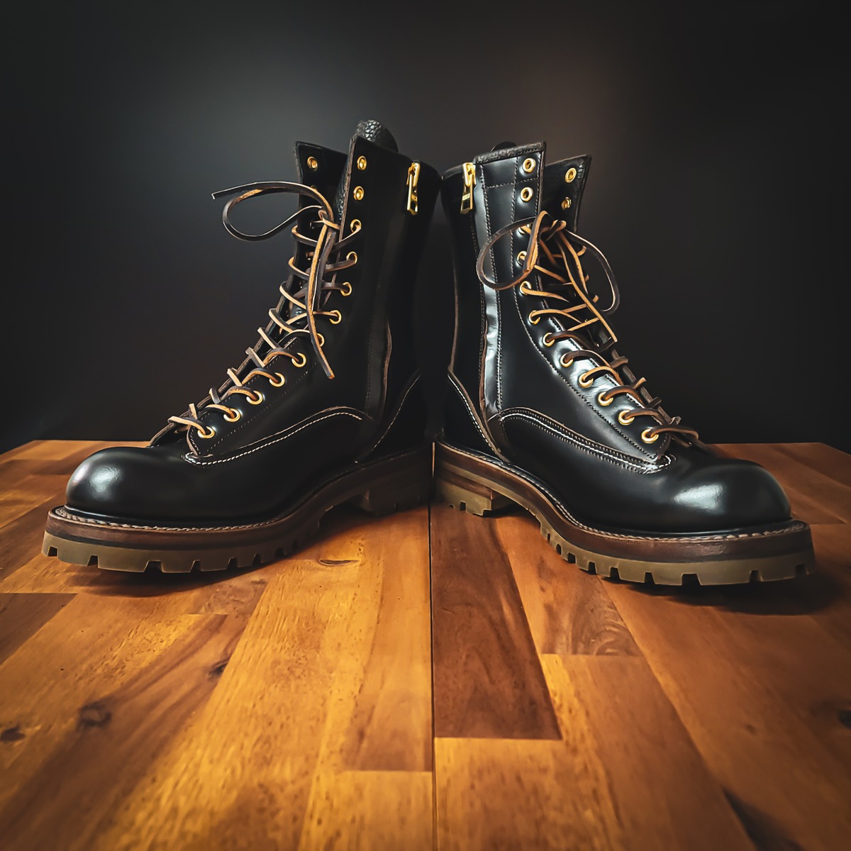 SPPN 8in LACE-UP BOOTS BLACK OLIVE TUMAZ | Backflow