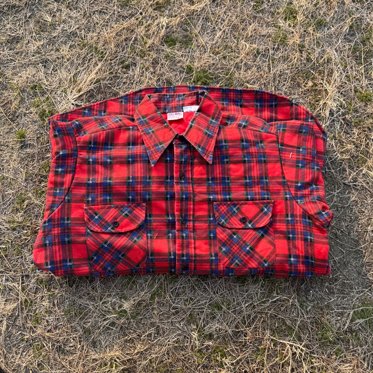 1970’s ”BIG MAC” Quilt Lined Cotton Heavy Flannel Shirt/L | Rei-mart