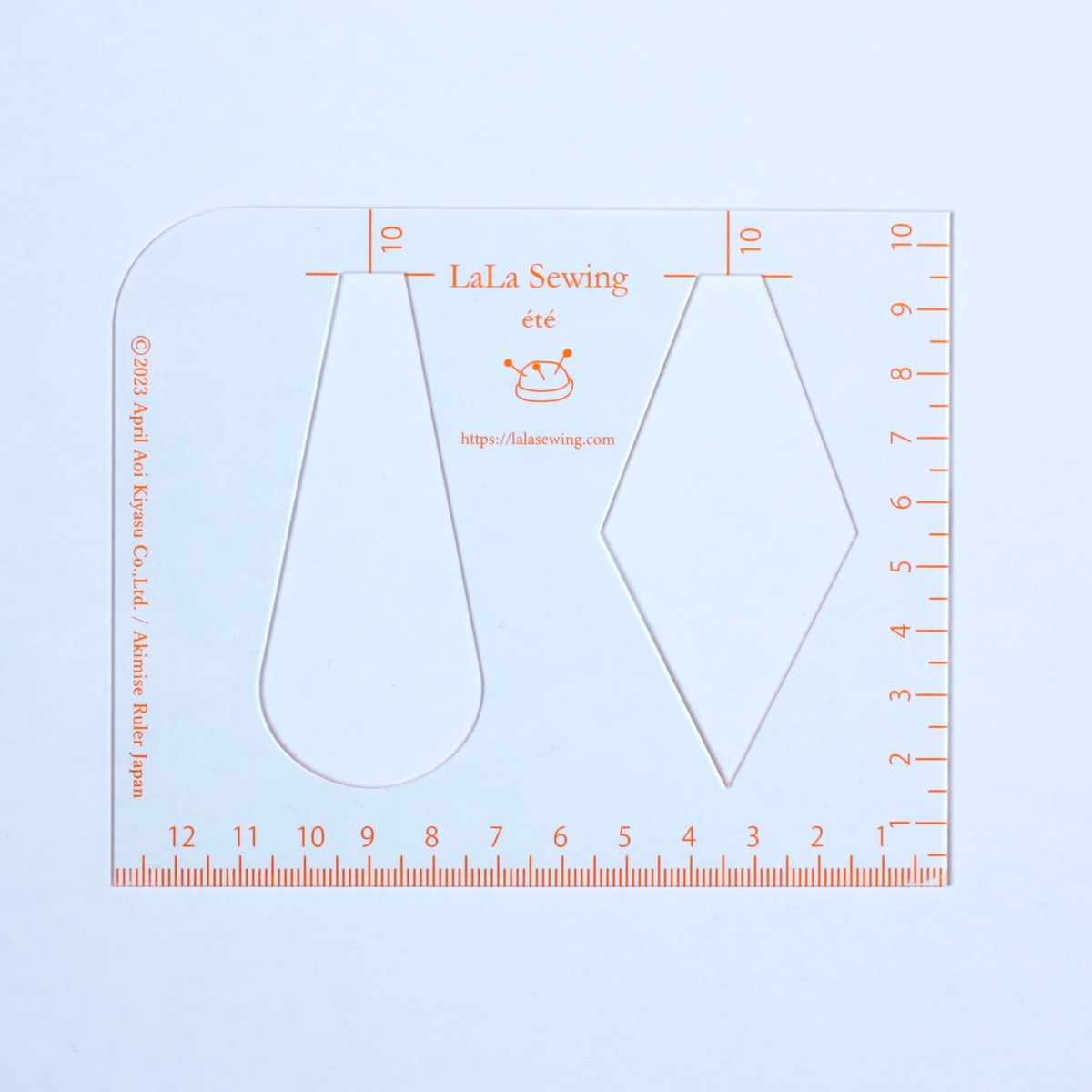 LaLa Sewing été original 『あきみせ定規』Ver.2 (しずく&ダイヤ) | LaLa Sewing été