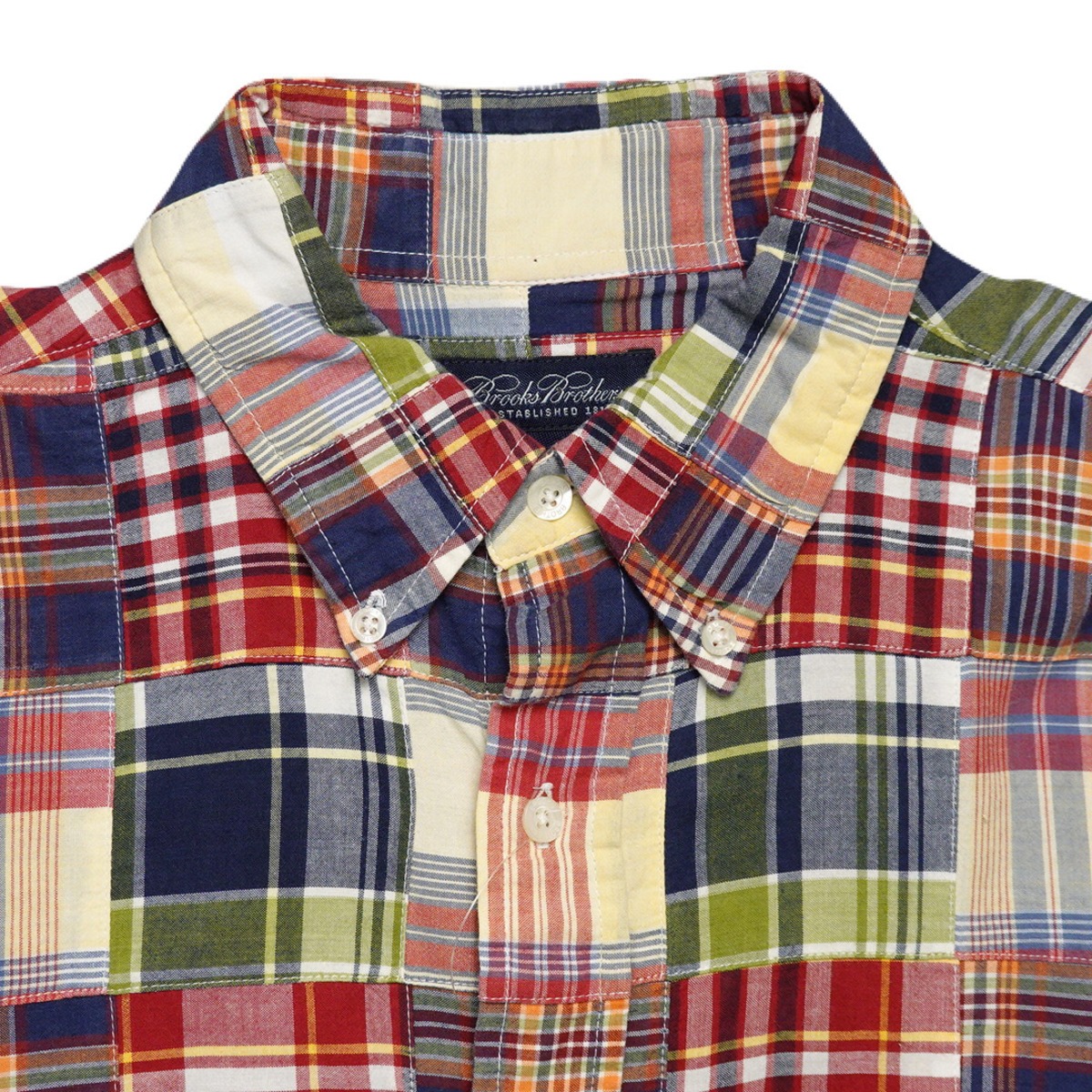 Brooks Brothers Patchwork Shirt ブルックスブラザーズ パッチワークシャツ [CH-1059] | Chance Vintage Clothing