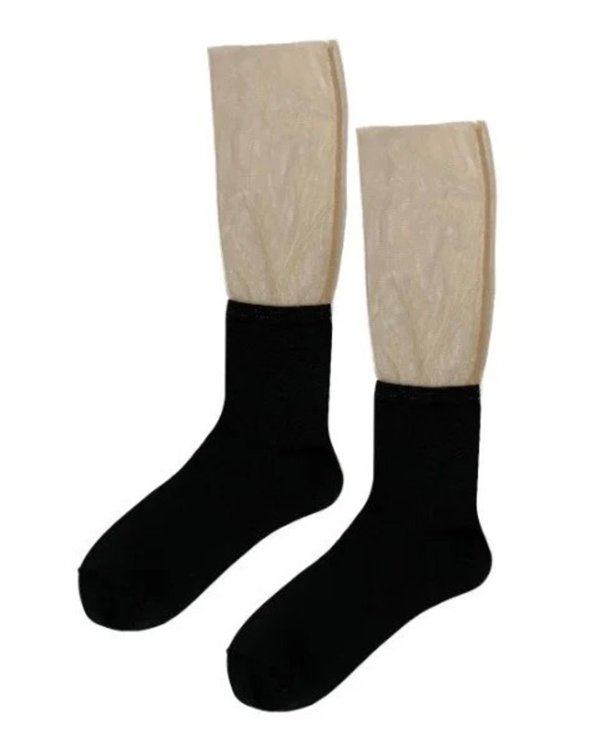 【FAKUI】DOUBLE LAYERED LOOSE SOCKS | idealclasse