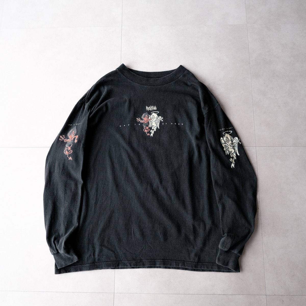 90s “Mossimo” engel & devil long sleeve tee shirt made in USA | anti ...