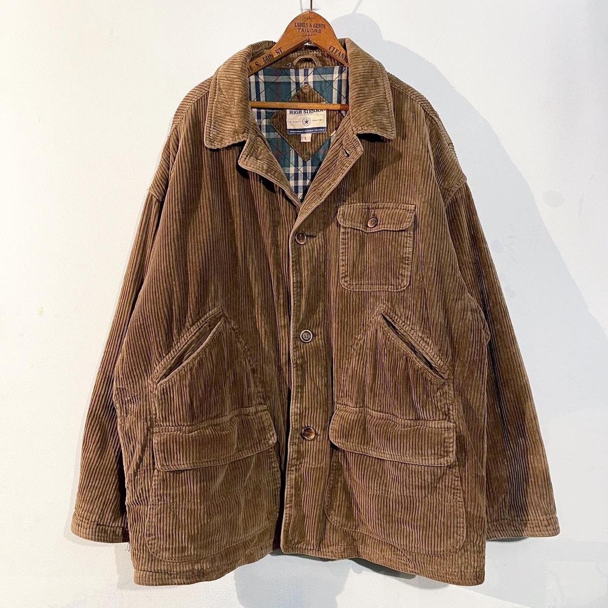 1990's HIGH SIERRA corduroy padding coverall jacket | gilet antiques ...