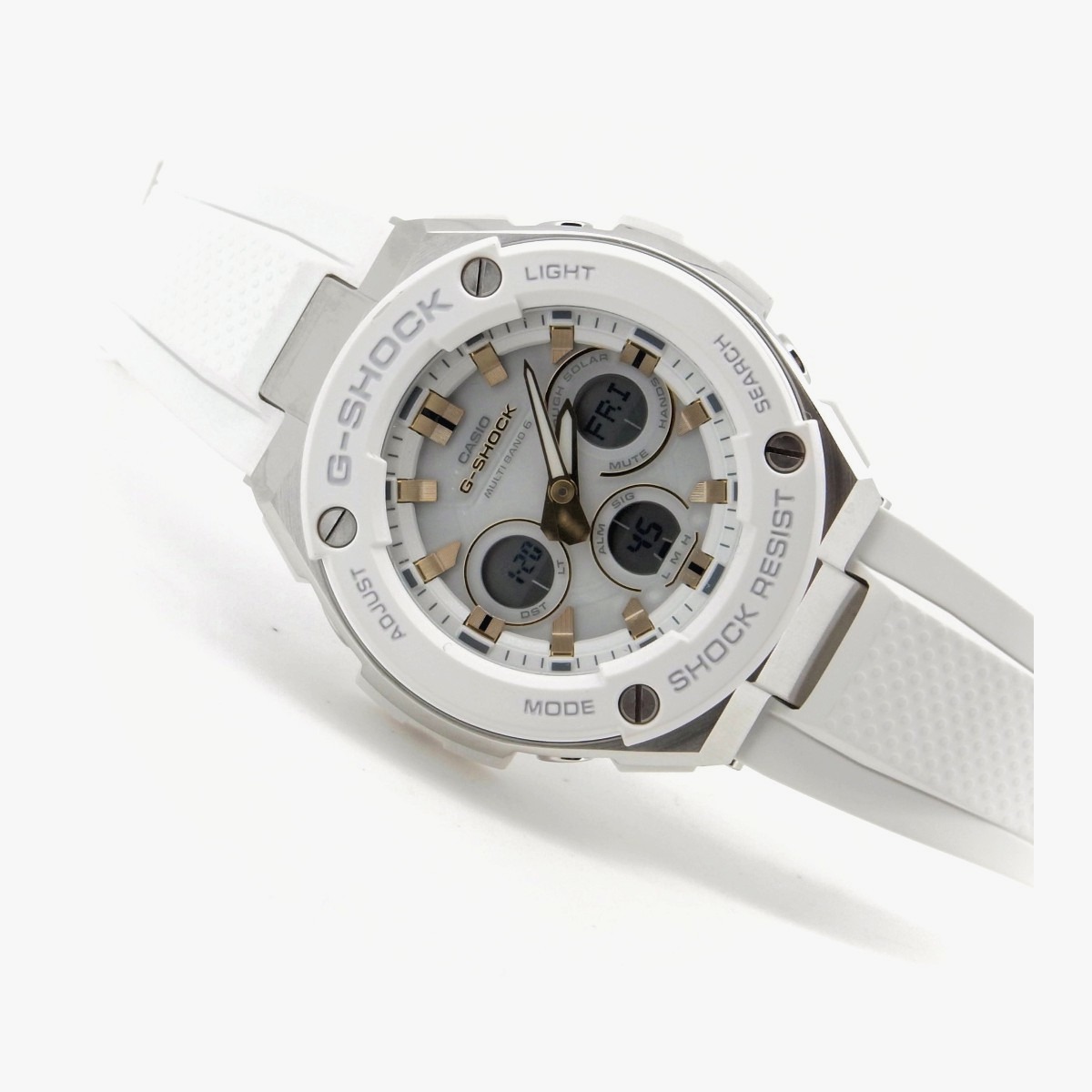カシオ G-SHOCK G-STEEL GST-W300 メンズ腕時計 ホワイト デジタル アナログ 質屋出品 | 質 サイトウ BASE店