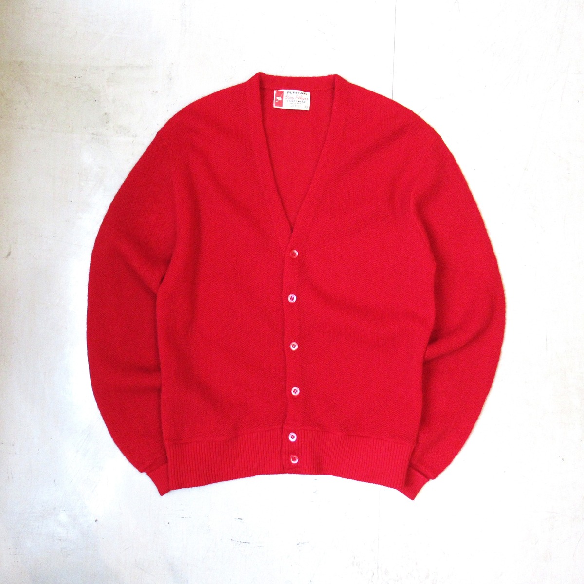 70S PURITAN MOHAIR CARDIGAN【M】 | drop by