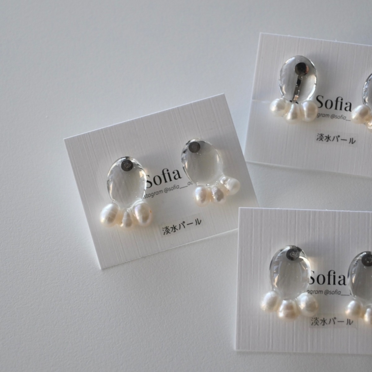 peplum 】pierce / earring (e0474) | Sofia