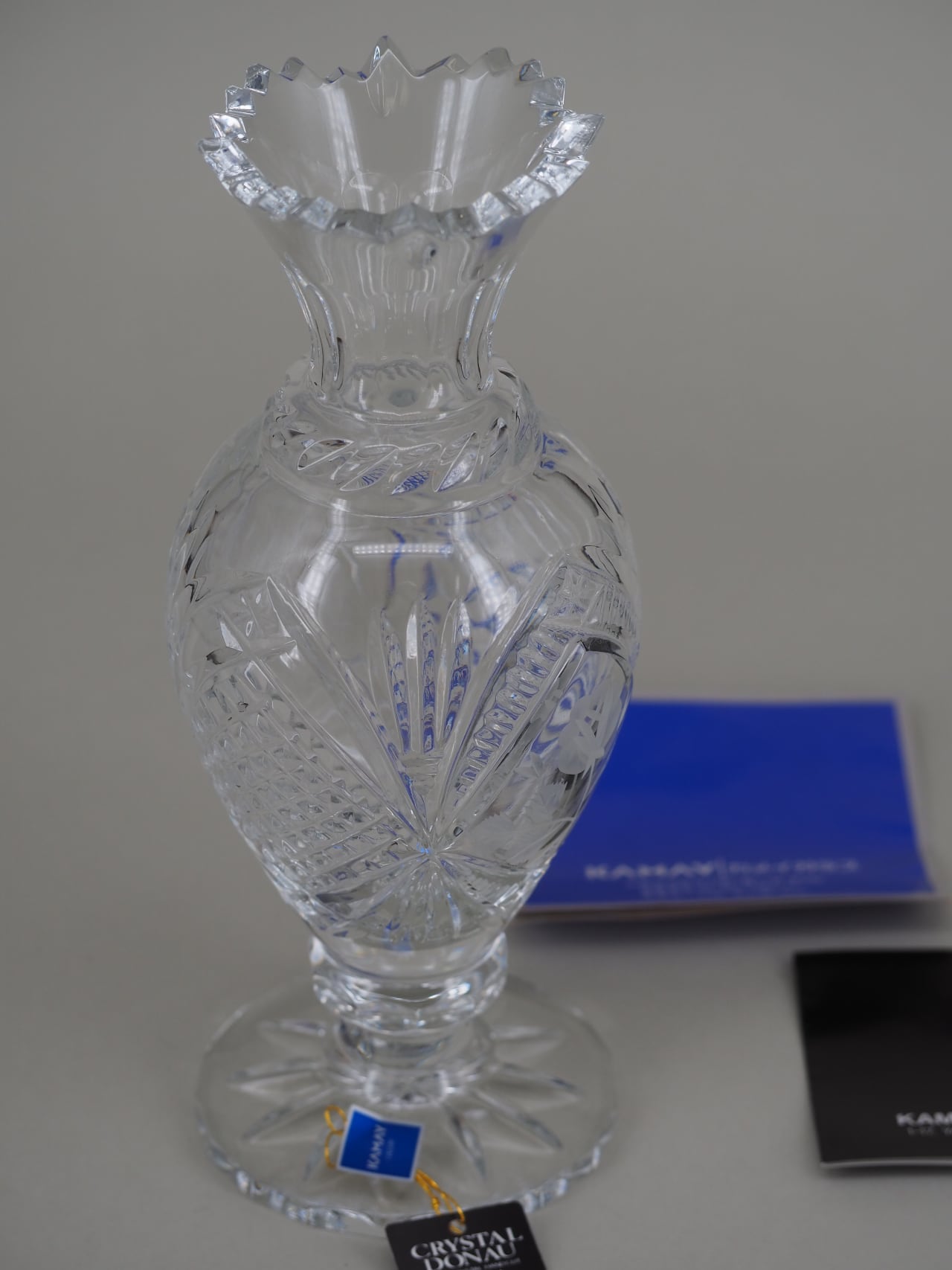 カメイガラス花瓶 クリスタル製(中古 未使用) | 西岡サロン カメイガラス花瓶 クリスタル製(中古 未使用) | 西岡サロン