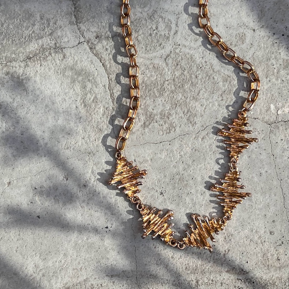 メタル ブランチ ネックレス 《N-0257》 | ModernLoop ユーズドアクセサリー専門店