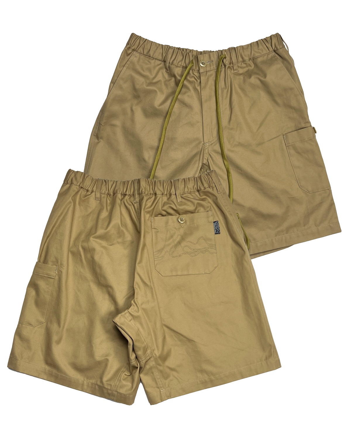 SIDE POCKET SHORTS (BEIGE) | ALLAROUND