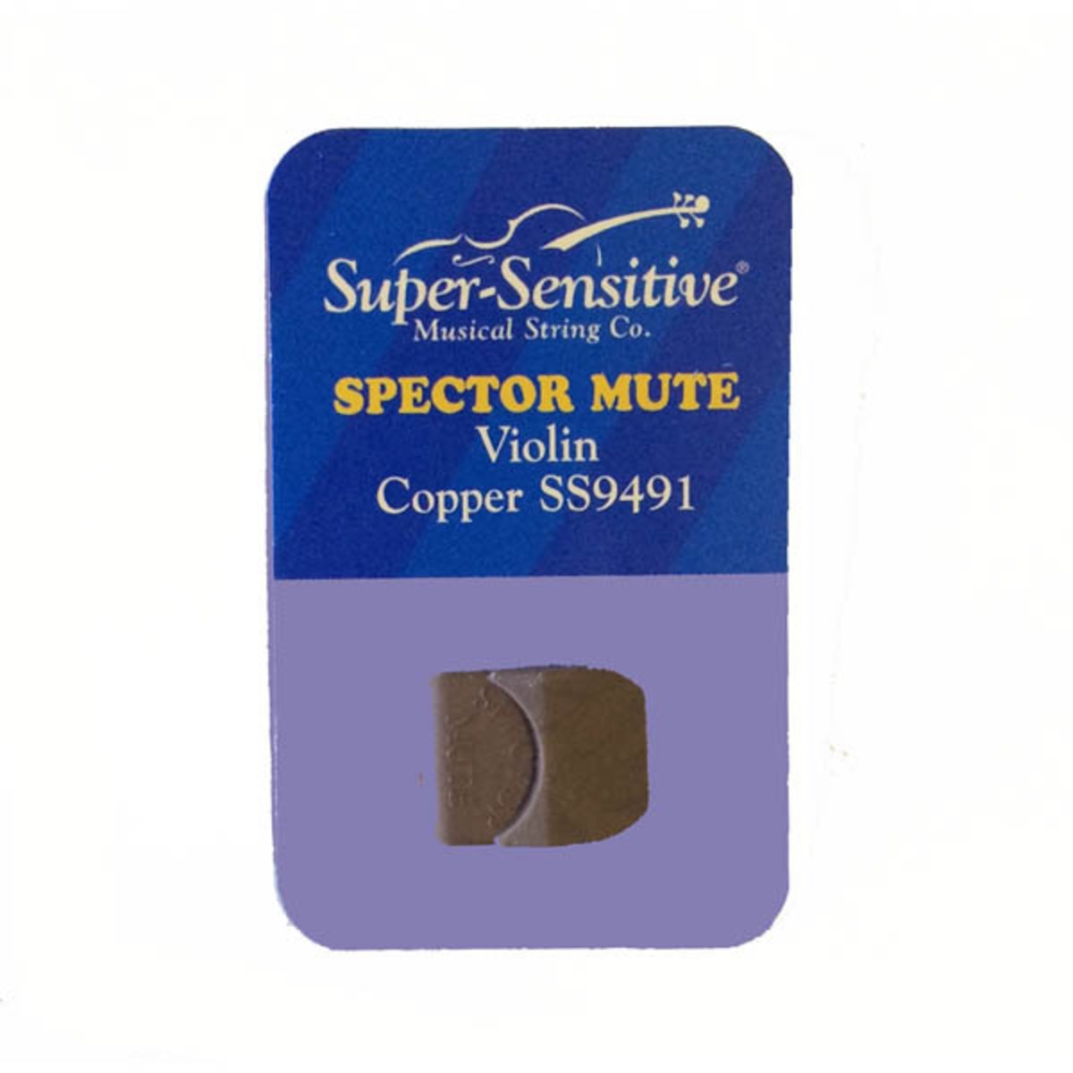 スペクターミュート(茶色) 特価 バイオリン用 SPECTOR MUTE Copper JAN752715794919 | ストリングス・ラボ