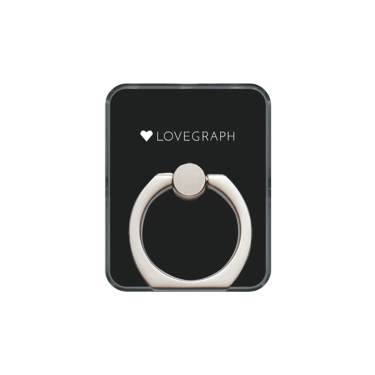 スマホリング(Black) | Lovegraph Shop