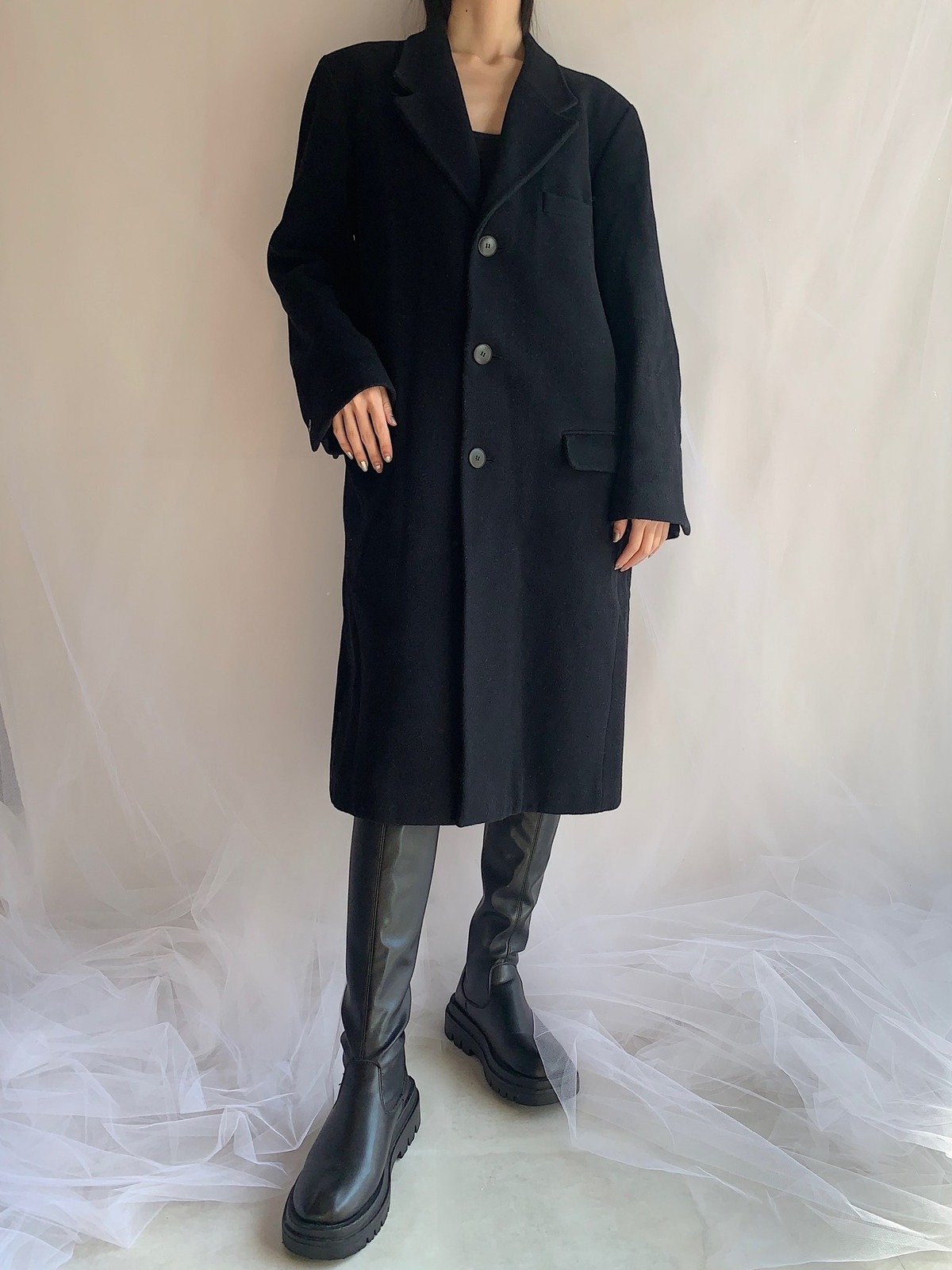 agnes b. homme design coat made in France | marianas vintage & used ...