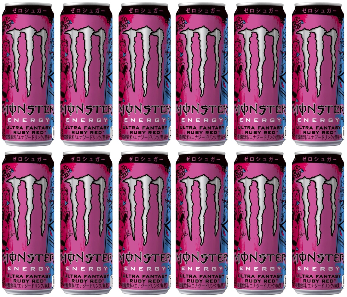 モンスターアサヒ飲料 ウルトラファンタジールビーレッド 355ml×12本[エナジードリンク][0カロリー] | loop0707