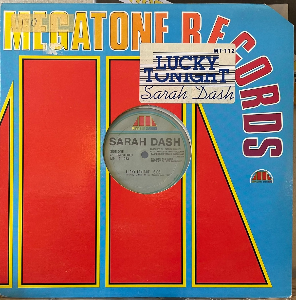 Sarah Dash – "Lucky Tonight" 12" | EAD RECORD